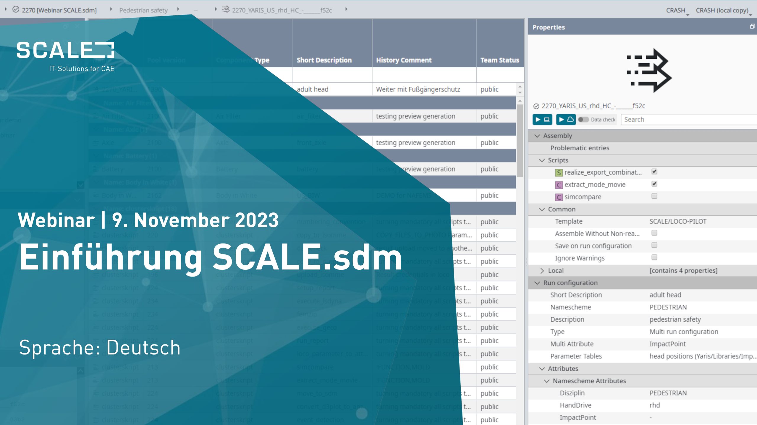 Webinars for Introduction to SCALE.sdm: Recordings available - Scale